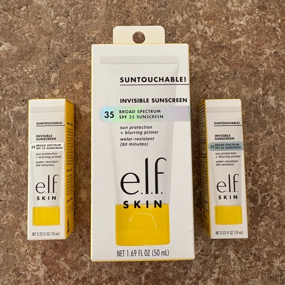 ELF | Skincare | New Elf Skin Invisible Sunscreen Spf 35 | Poshmark